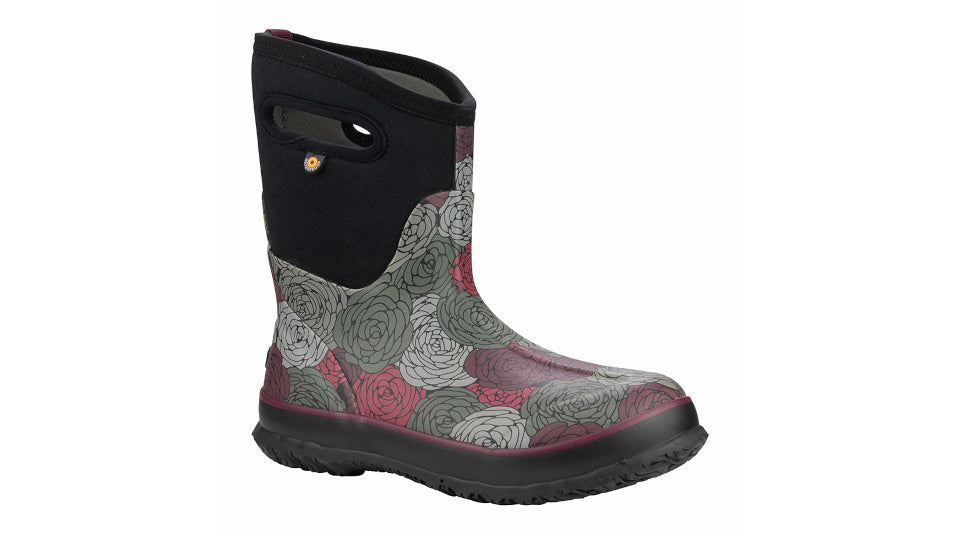 Bogs Women's Classic Rosey Mid Black Multi – Sole Central