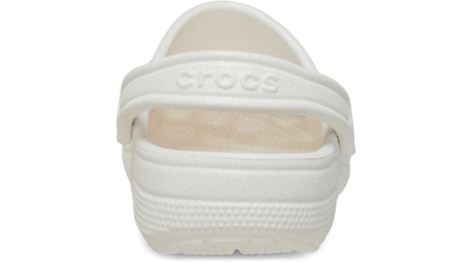 Crocs Classic Glitter Clog White – solecentral.com.au