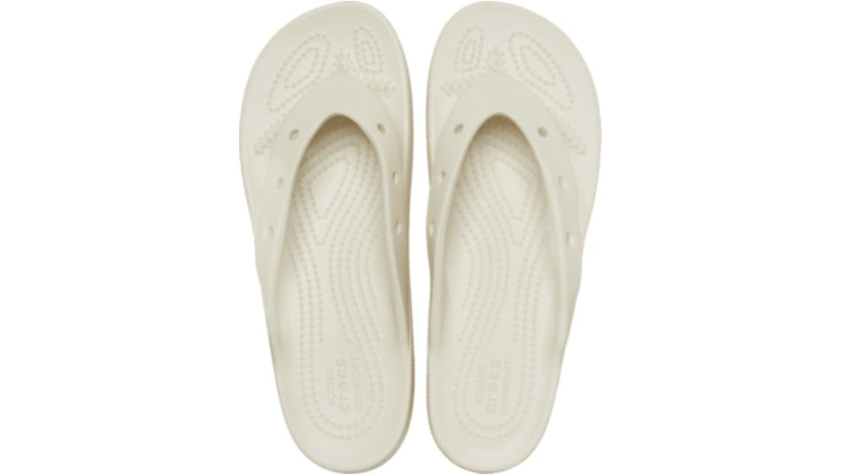 Crocs Classic Platform Flip Bone – Sole Central