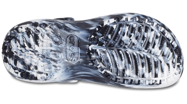 Crocs Classic Platform Marbled Clog Black White – Sole Central