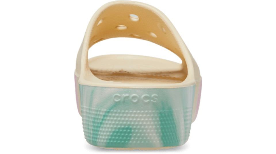 Crocs Classic Platform Ombre Slide Vanilla Multi – Sole Central