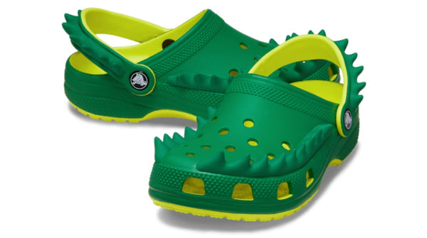 Crocs Kids Classic Spikes Clog Acidity Green Ivy – Sole Central