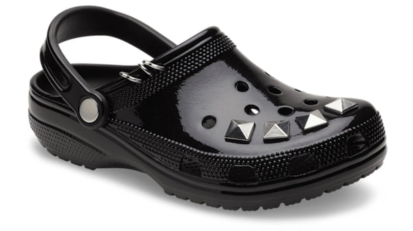 Crocs Classic Studded Clog Black – Sole Central