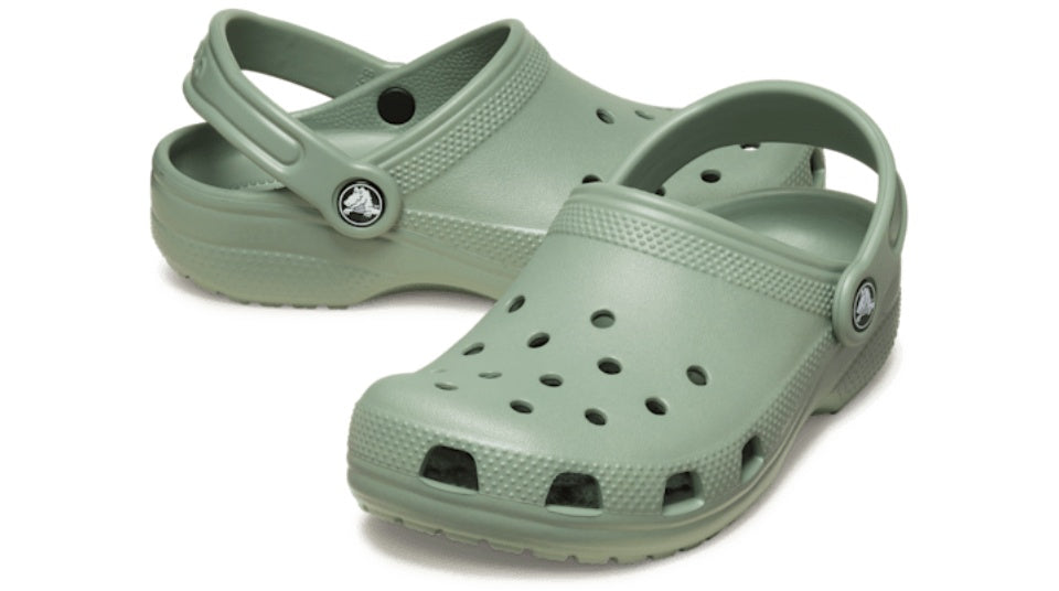 Crocs Kids Classic Clog Moss – Sole Central