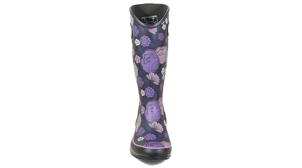 Bogs Women's Rainboot Le Jardin Purple Multi – solecentral.com.au