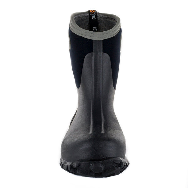 Bogs Men's Ultra Mid Farm Black Work Boots – Sole Central