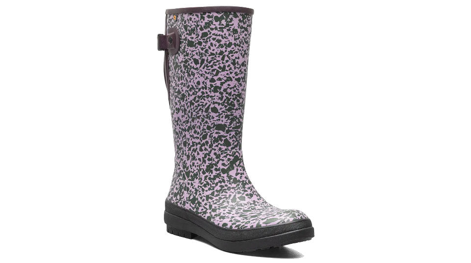 Bogs Women's Amanda Tall Spotty Burgundy – Sole Central