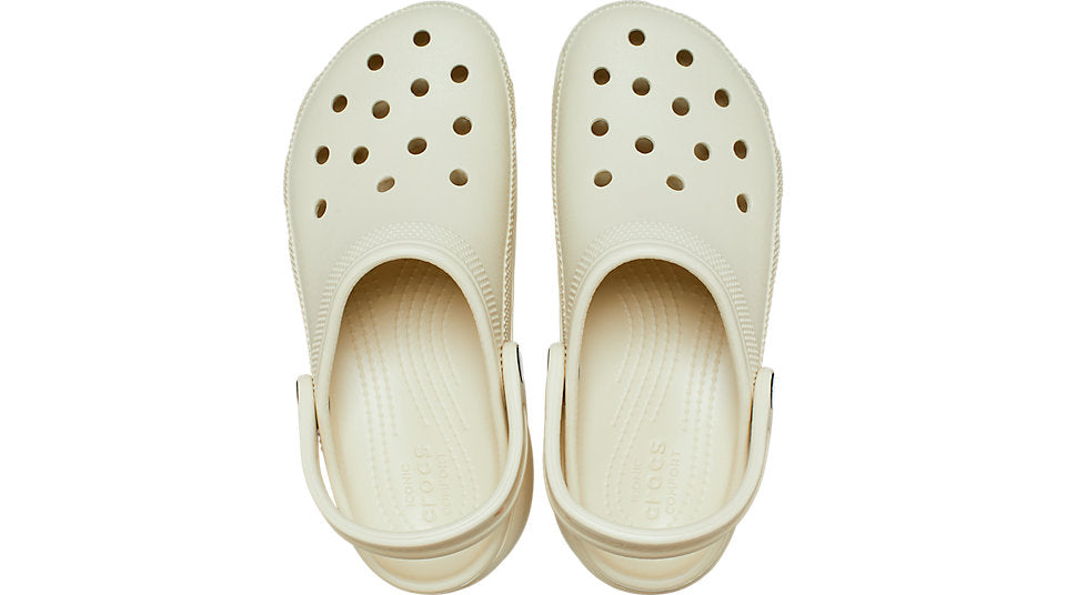 Crocs Classic Platform Clog Bone – Sole Central