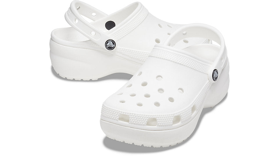 Crocs Classic Platform Clog White – Sole Central